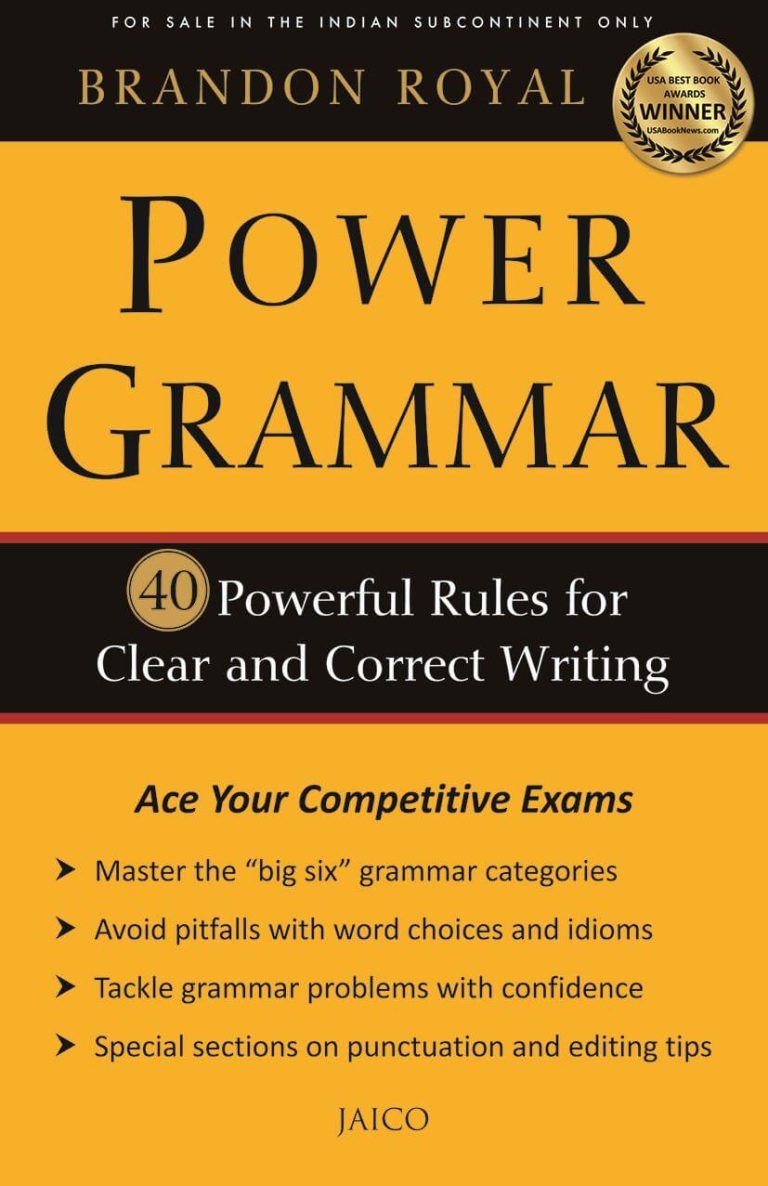 Buy Power Grammar by Brandon Royal online - Jaico Publishing House