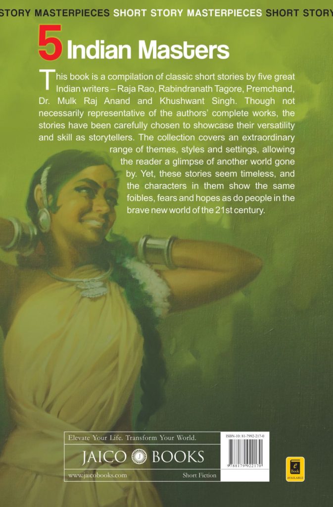 Buy 5 Indian Masters by Dr. Mulk Raj Anand, Khushwant Singh, Premchand ...