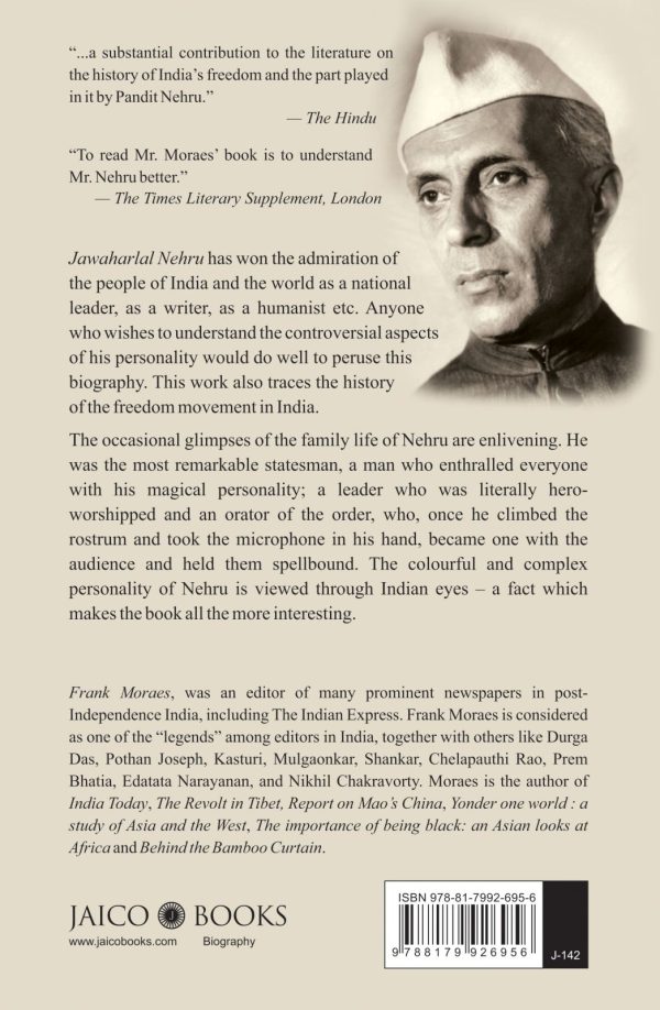 Buy Jawaharlal Nehru by Frank Moraes online - Jaico Publishing House