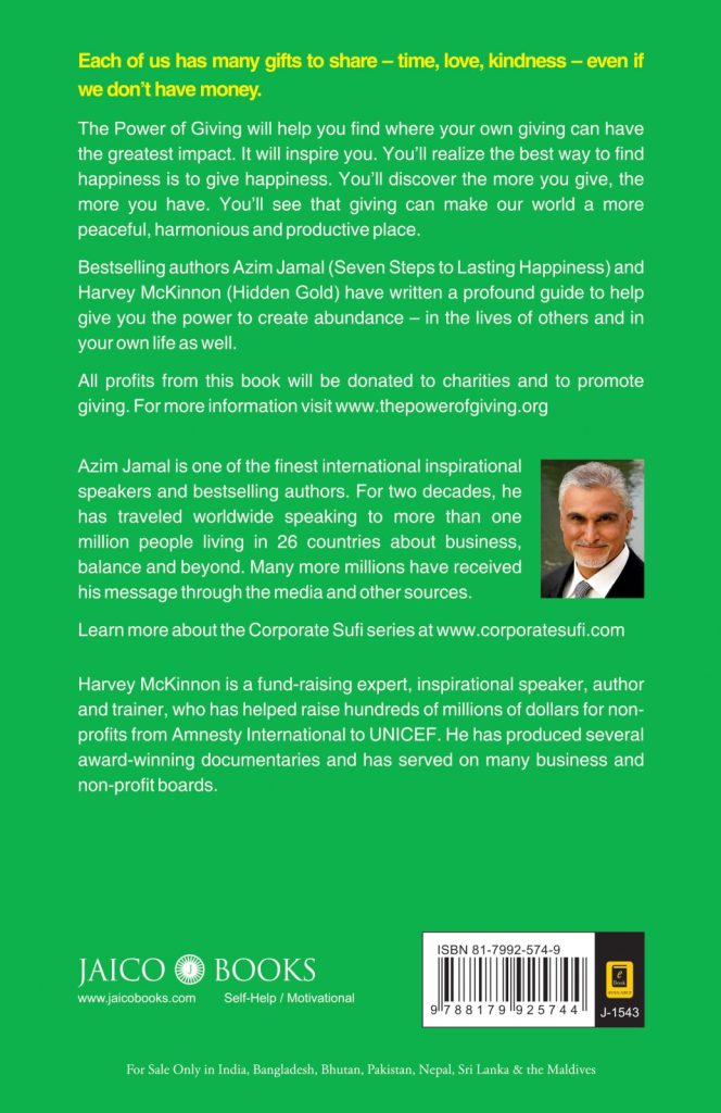 Buy The Power Of Giving by Azim Jamal, Harvey McKinnon online - Jaico ...