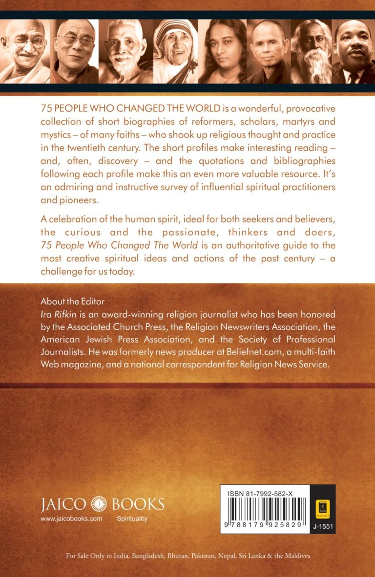 Buy 75 People Who Changed The World by Editor - Ira Rifkin online ...