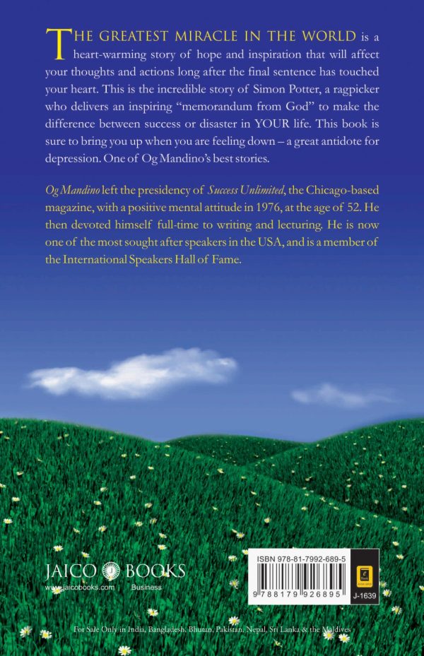 Buy The Greatest Miracle In The World by Og Mandino online - Jaico ...