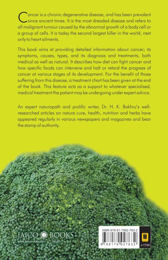 Buy Nature Cure For Cancer by Dr. H. K. Bakhru online - Jaico ...