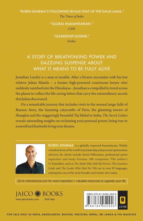 Buy The Secret Letters by Robin Sharma online - Jaico Publishing House