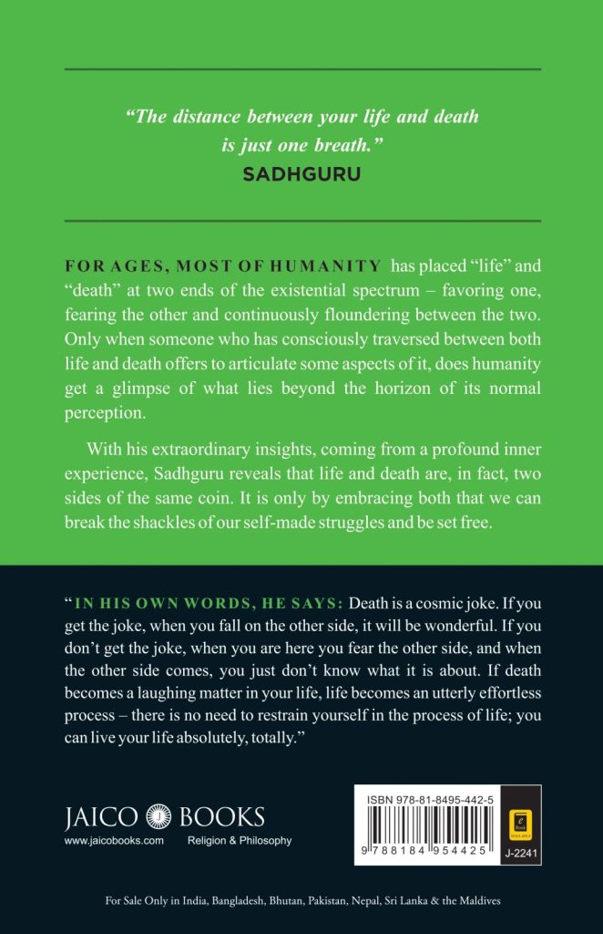 Buy Life and Death in One Breath by Sadhguru online - Jaico Publishing ...