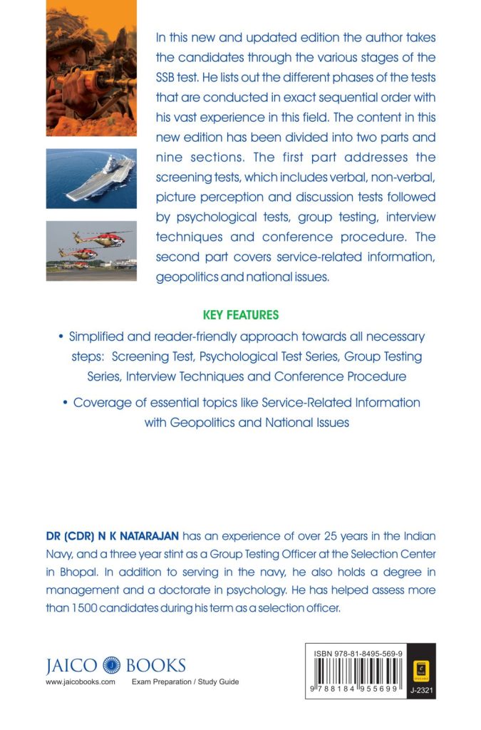 Buy SSB Interview by Dr. (CDR) N. K. Natarajan online - Jaico ...
