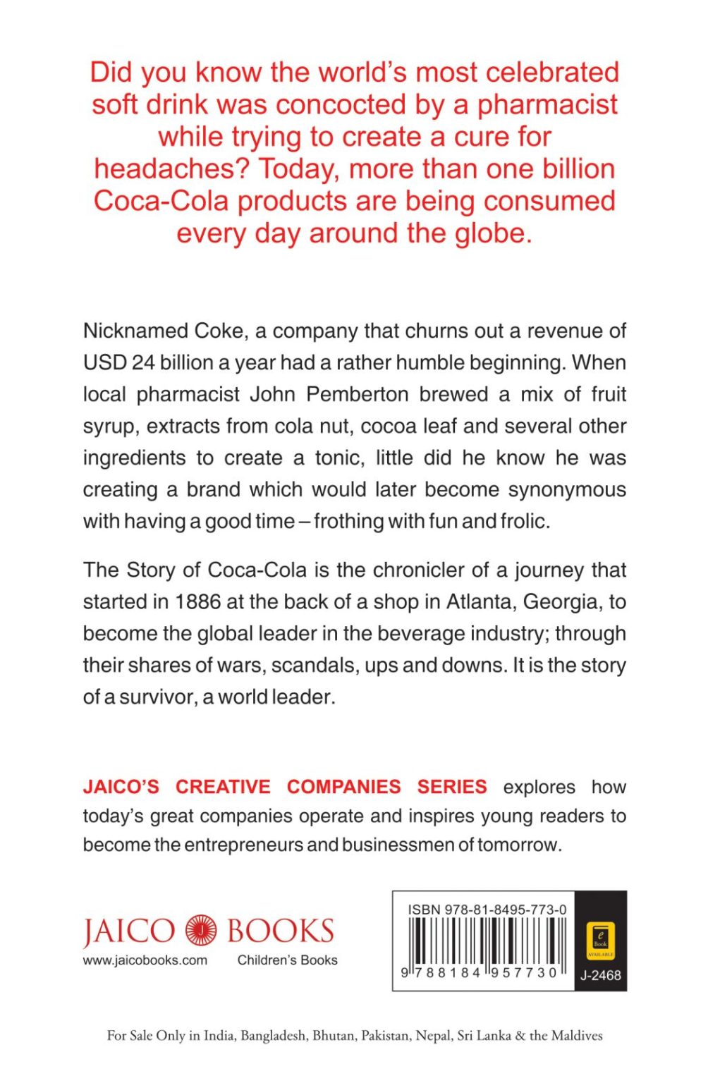 Buy The Story of Coca Cola by Valerie Bodden online - Jaico Publishing ...