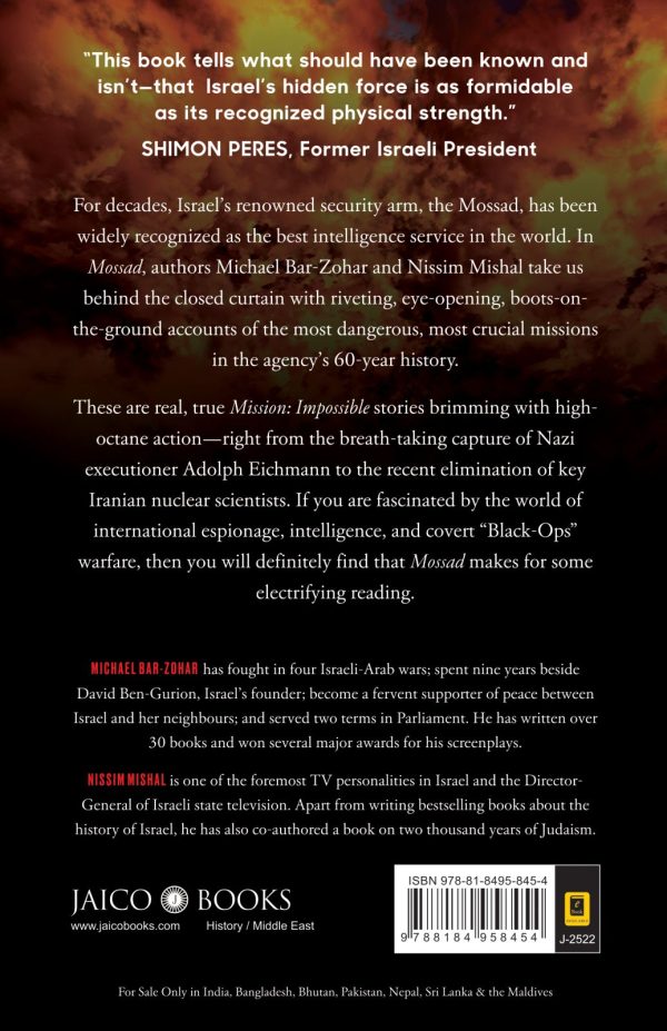 Buy Mossad by Michael Bar-Zohar, Nissim Mishal online - Jaico ...