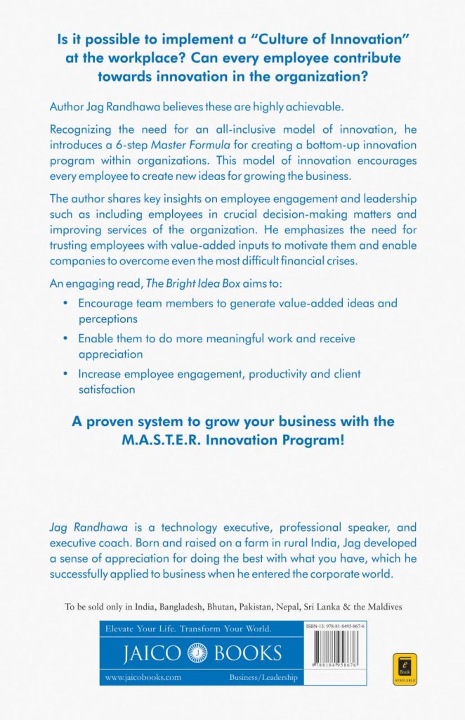 Buy The Bright Idea Box by Jag Randhawa online - Jaico Publishing House