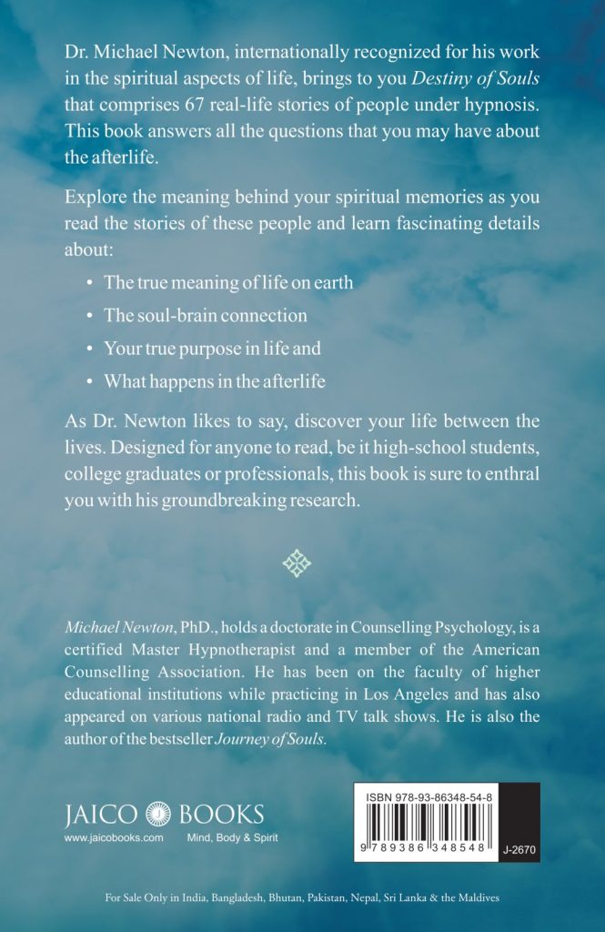 Buy Destiny of Souls by Michael Newton online - Jaico Publishing House