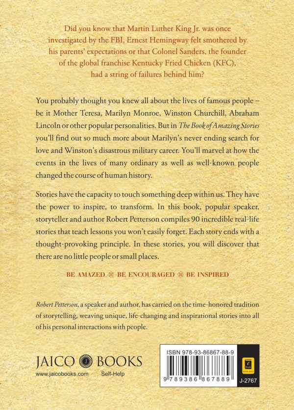 Buy The Book of Amazing Stories by Robert Petterson online - Jaico ...