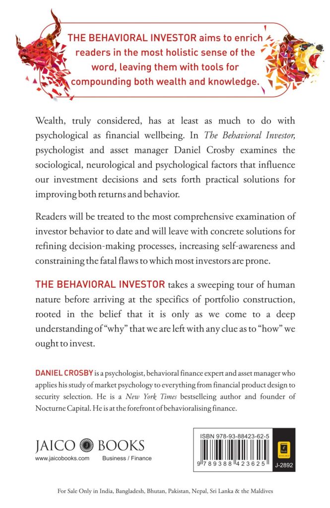 Buy The Behavioral Investor by Daniel Crosby online - Jaico Publishing ...
