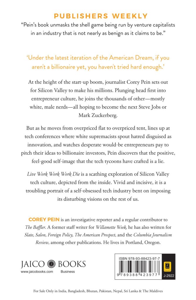 Buy Live Work Work Work Die by Corey Pein online - Jaico Publishing House