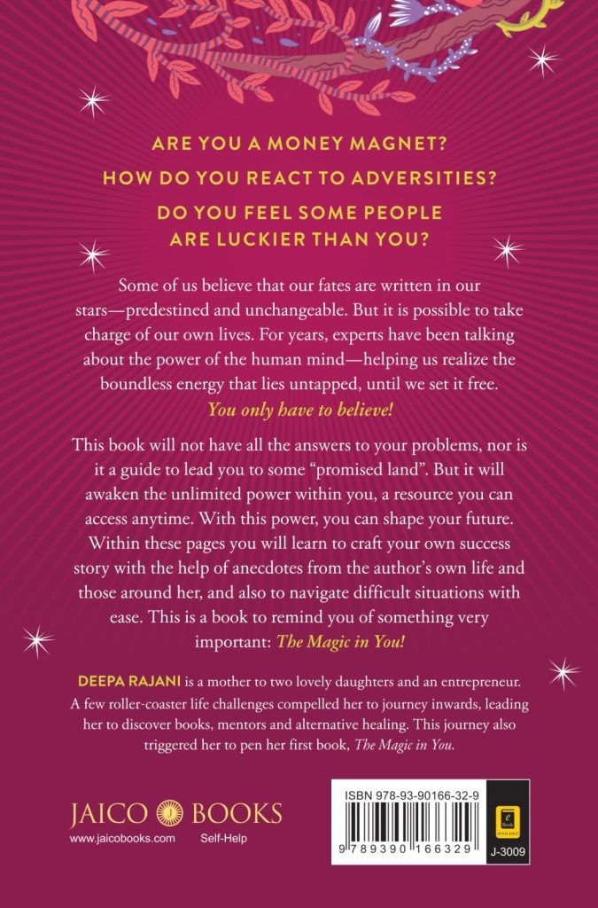 Buy The Magic In You by Deepa Rajani online - Jaico Publishing House