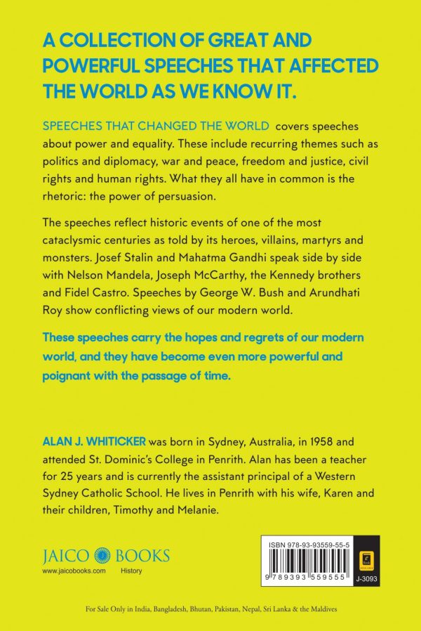 Buy Speeches that Changed the World by Alan J Whiticker online - Jaico ...