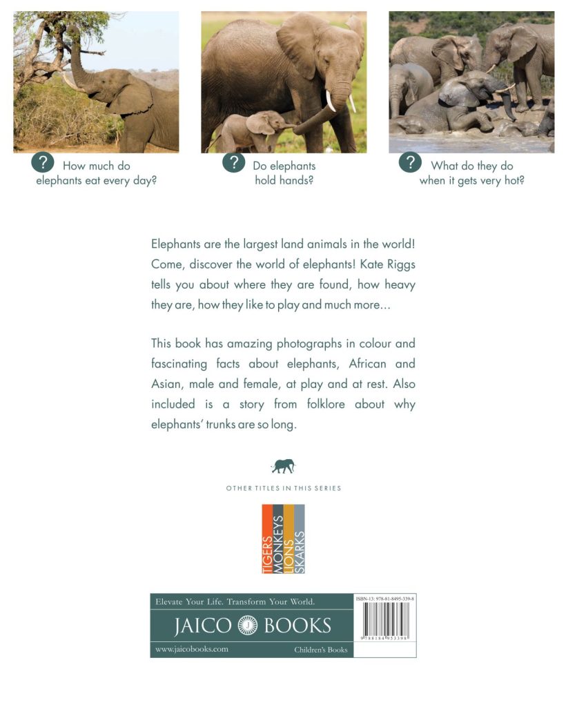 Buy Elephants by Kate Riggs online - Jaico Publishing House