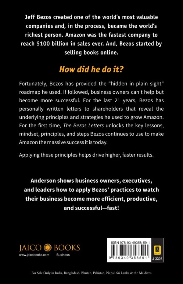 Buy The Bezos Letters by Steve Anderson online - Jaico Publishing House