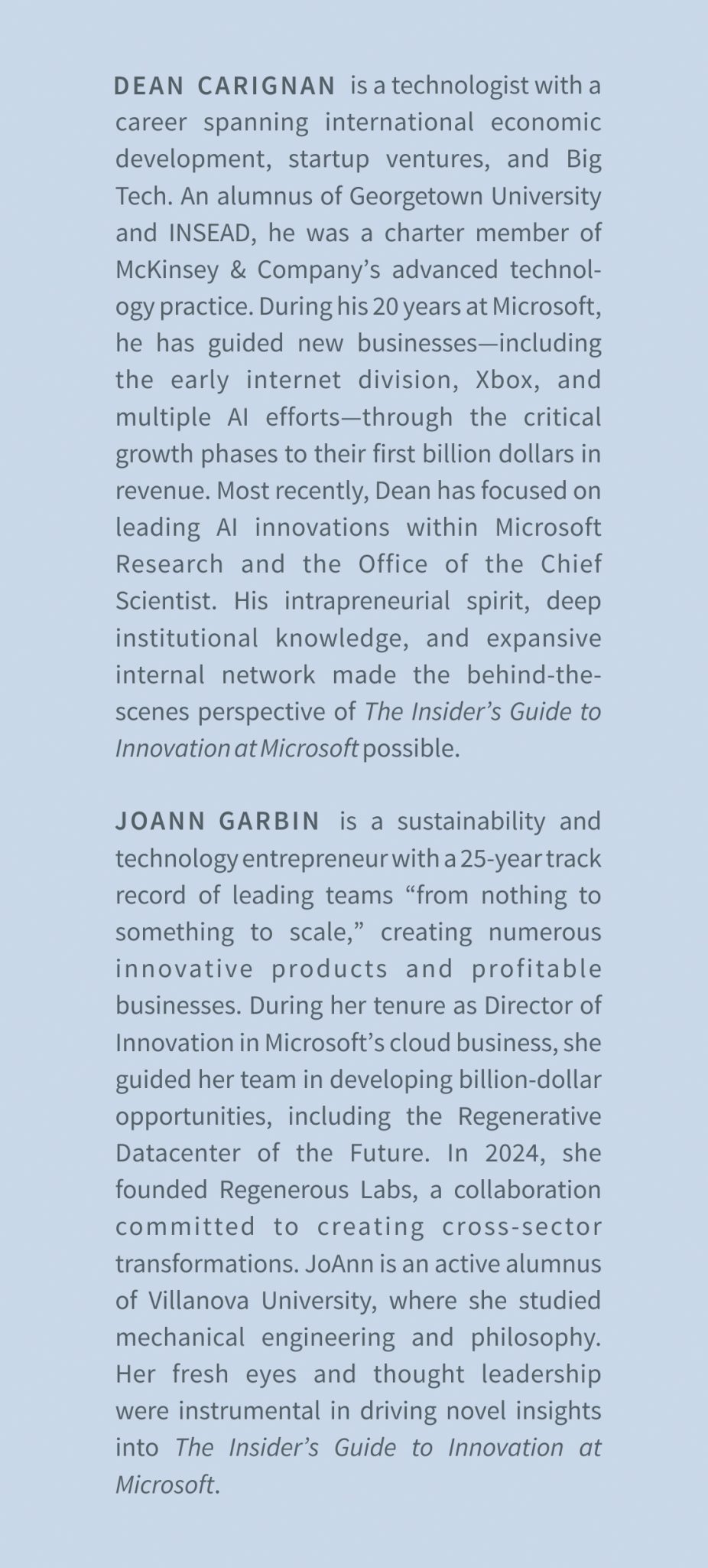 Buy The Insider’s Guide to Innovation at Microsoft by Dean Carignan ...